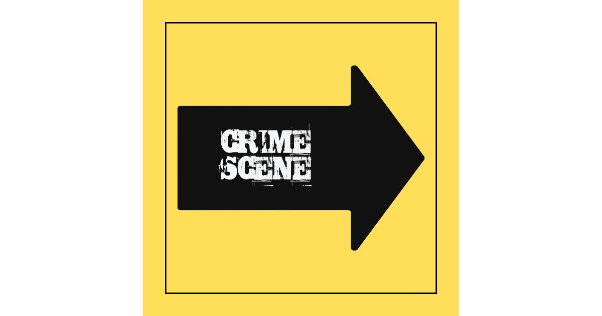 Murder Mystery Birthday Party CRIME SCENE Sign | Zazzle