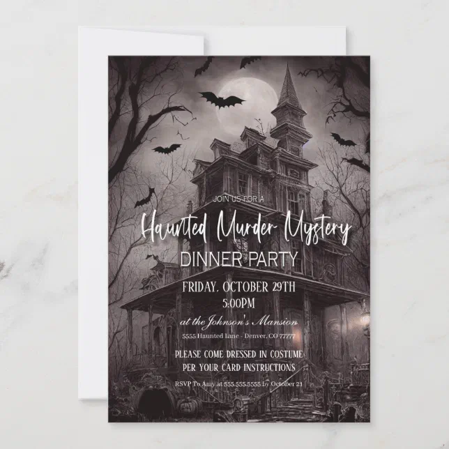 Murder Mystery Dinner Party Invitation | Zazzle Murder Mystery Dinner Party Invitation | Zazzle