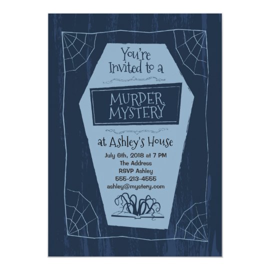 Murder Mystery - Invitation | Zazzle.com