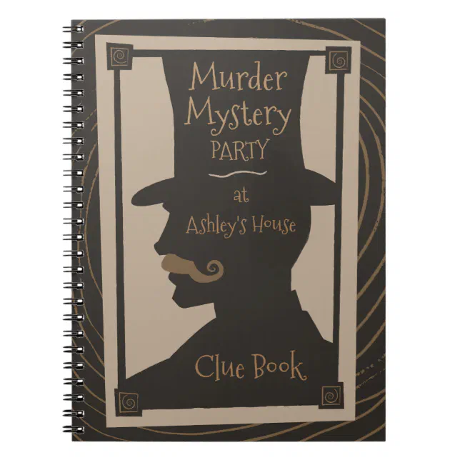 Murder Mystery Party - Clue Book | Zazzle