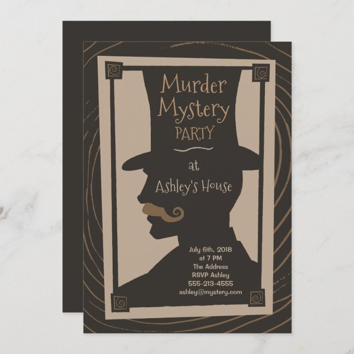 Murder Mystery Party - Invitation | Zazzle.com