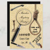 Murder Mystery Party Invitations | Zazzle