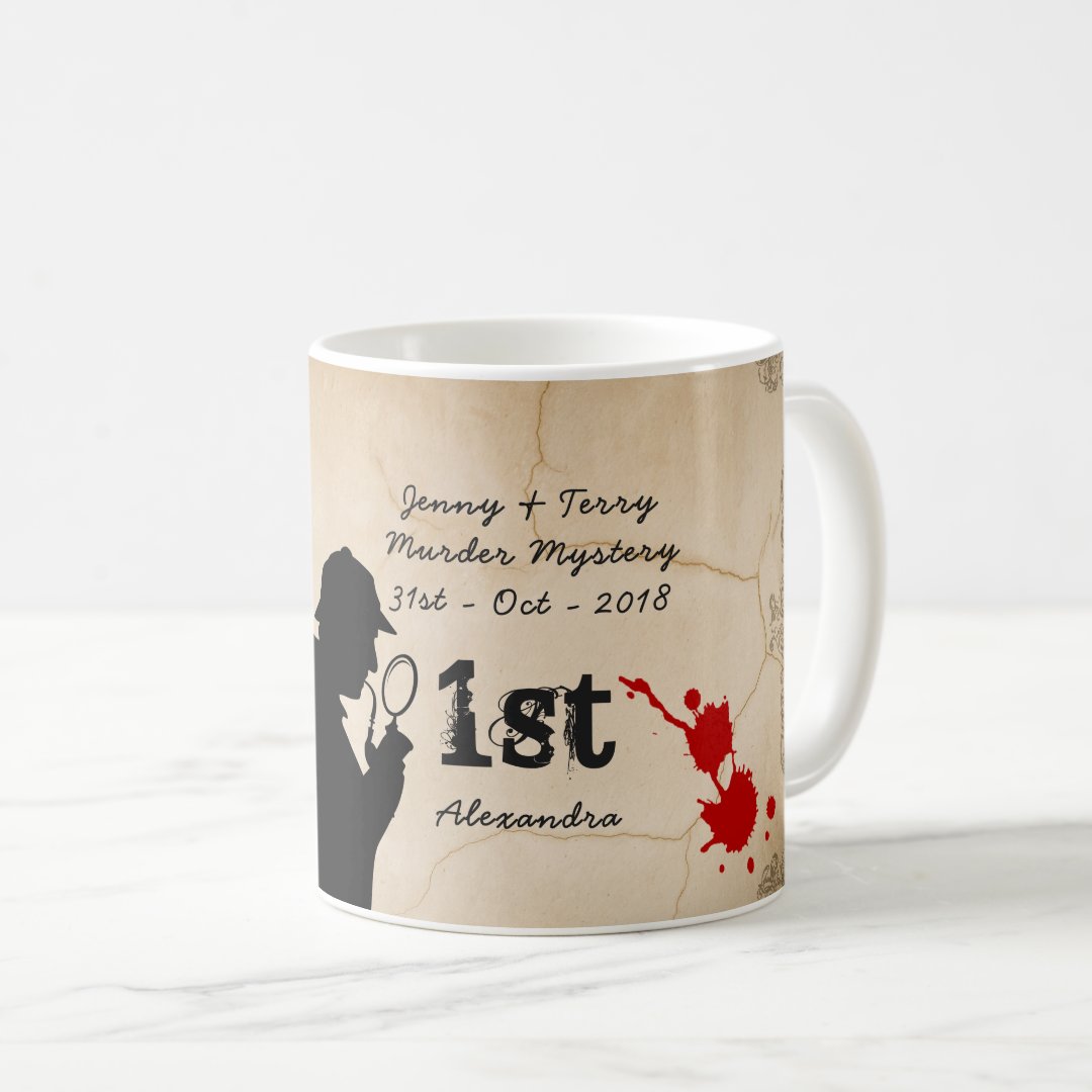 Murder Mystery WINNERS Prize Personalized Mug 2 | Zazzle