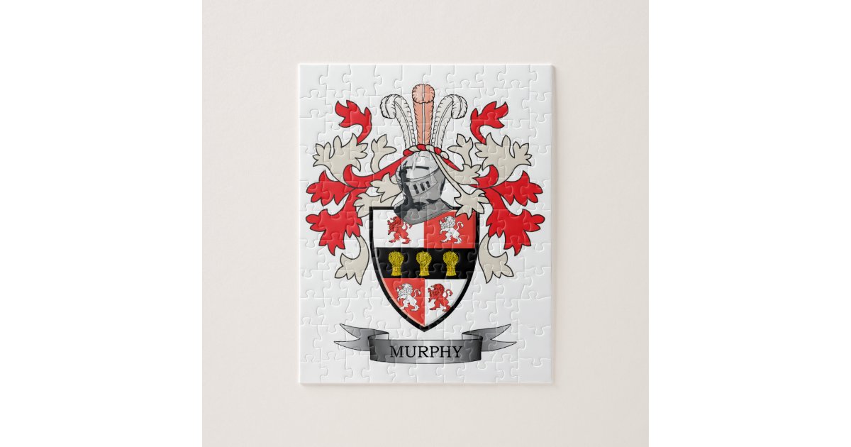 Murphy-Coat-of-Arms Jigsaw Puzzle | Zazzle