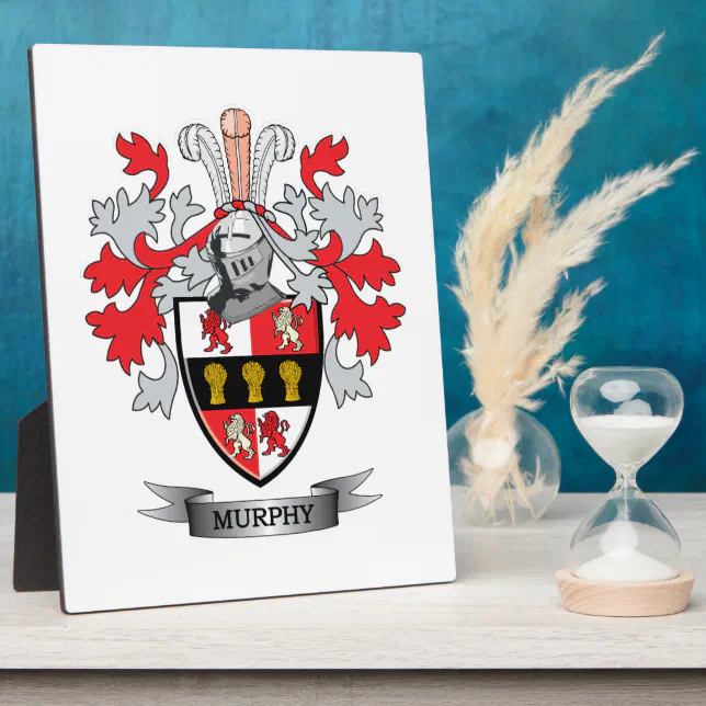 Murphy Coat of Arms Plaque | Zazzle