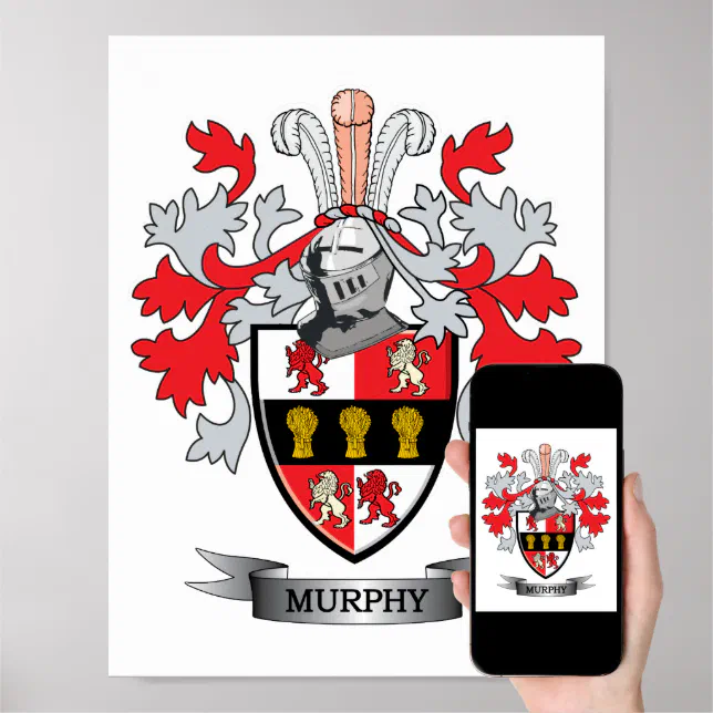 Murphy Coat of Arms Poster | Zazzle