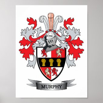 Murphy Coat of Arms Poster | Zazzle