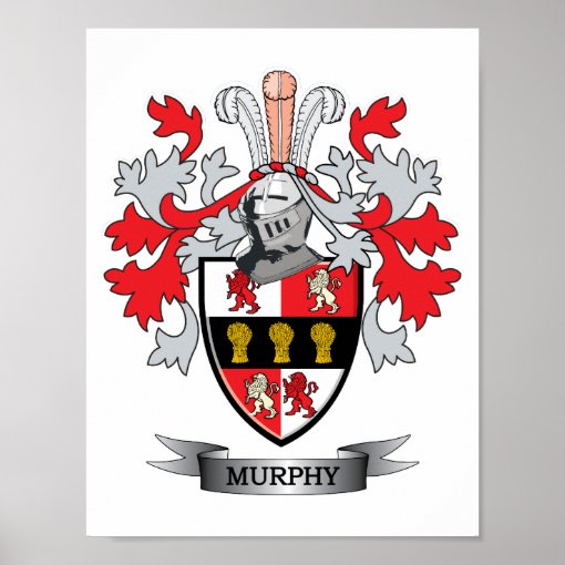 Murphy Coat of Arms Poster | Zazzle