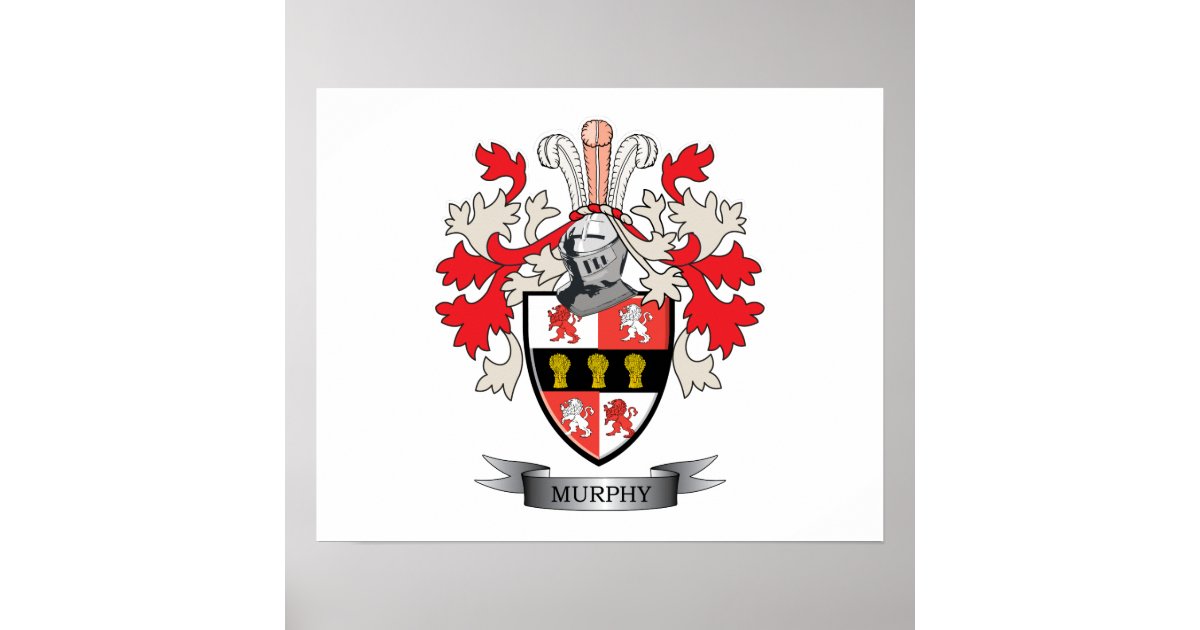 Murphy-Coat-of-Arms Poster | Zazzle