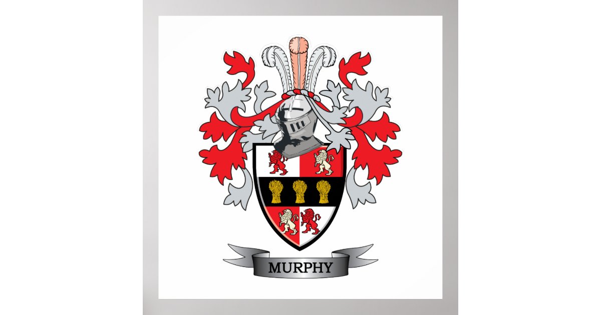 Murphy Coat of Arms Poster | Zazzle