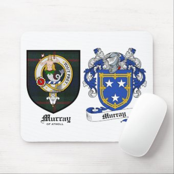Murray Clan Crest & Murray Coat of Arms Mouse Pad | Zazzle