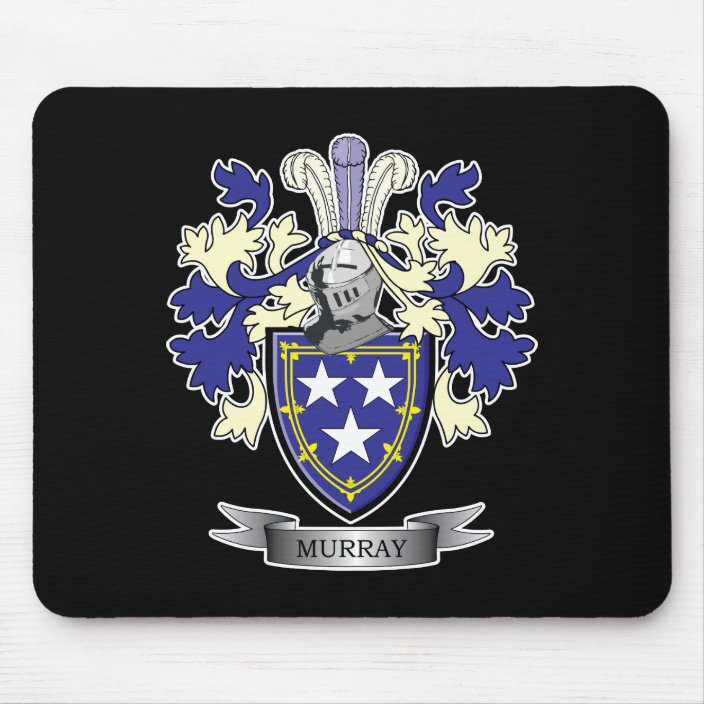 Murray Family Crest Coat of Arms Mouse Pad | Zazzle.com