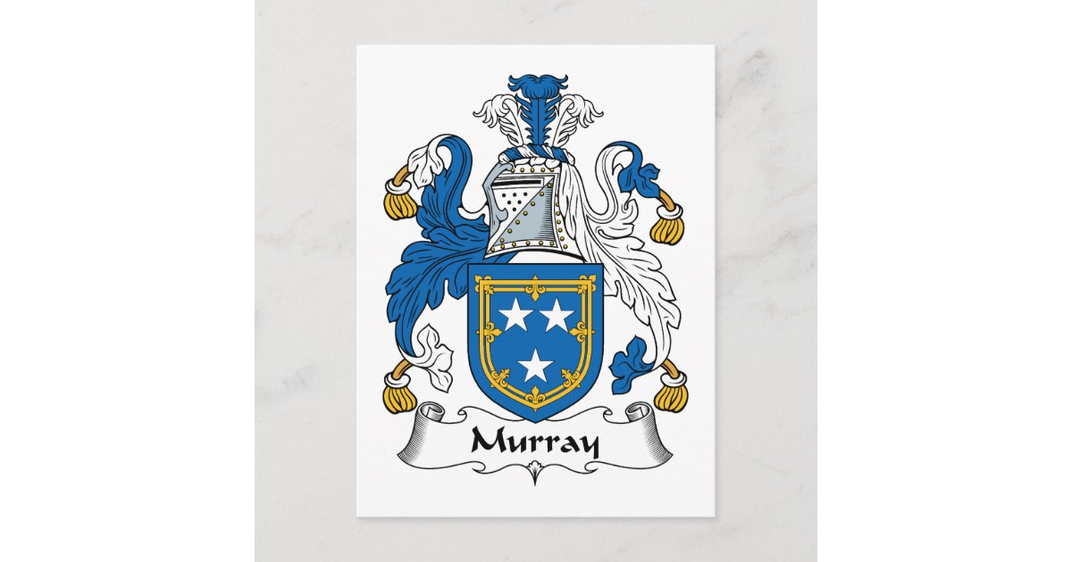 Murray Family Crest Postcard | Zazzle