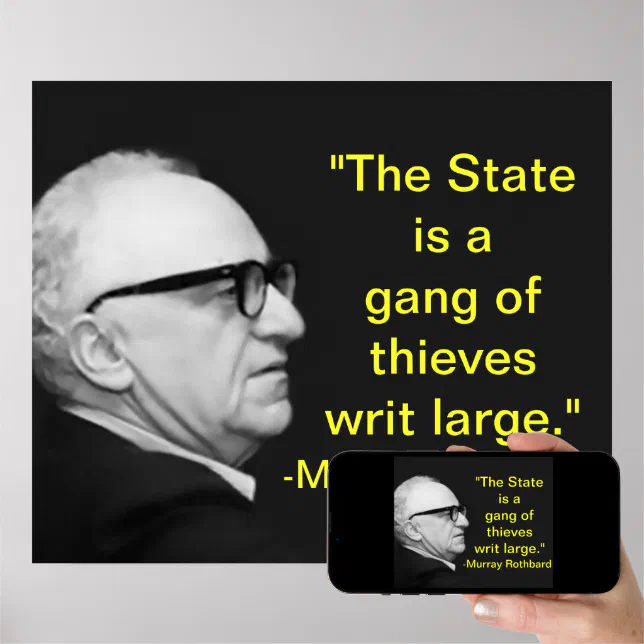 Murray Rothbard Poster | Zazzle