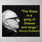 Murray Rothbard Poster | Zazzle