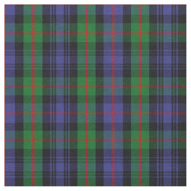 Clan Murray Scottish Tartan Plaid Fabric | Zazzle