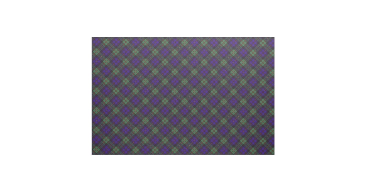 Murray tartan scottish plaid fabric | Zazzle