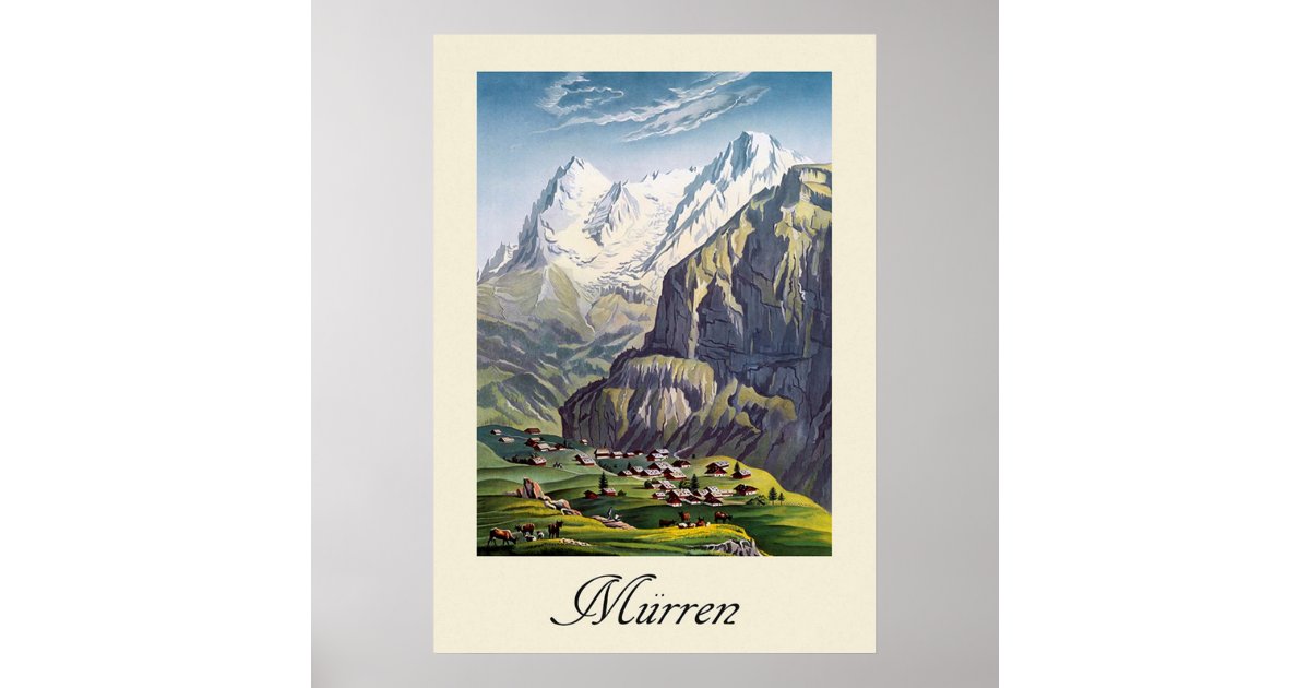 MURREN POSTER | Zazzle