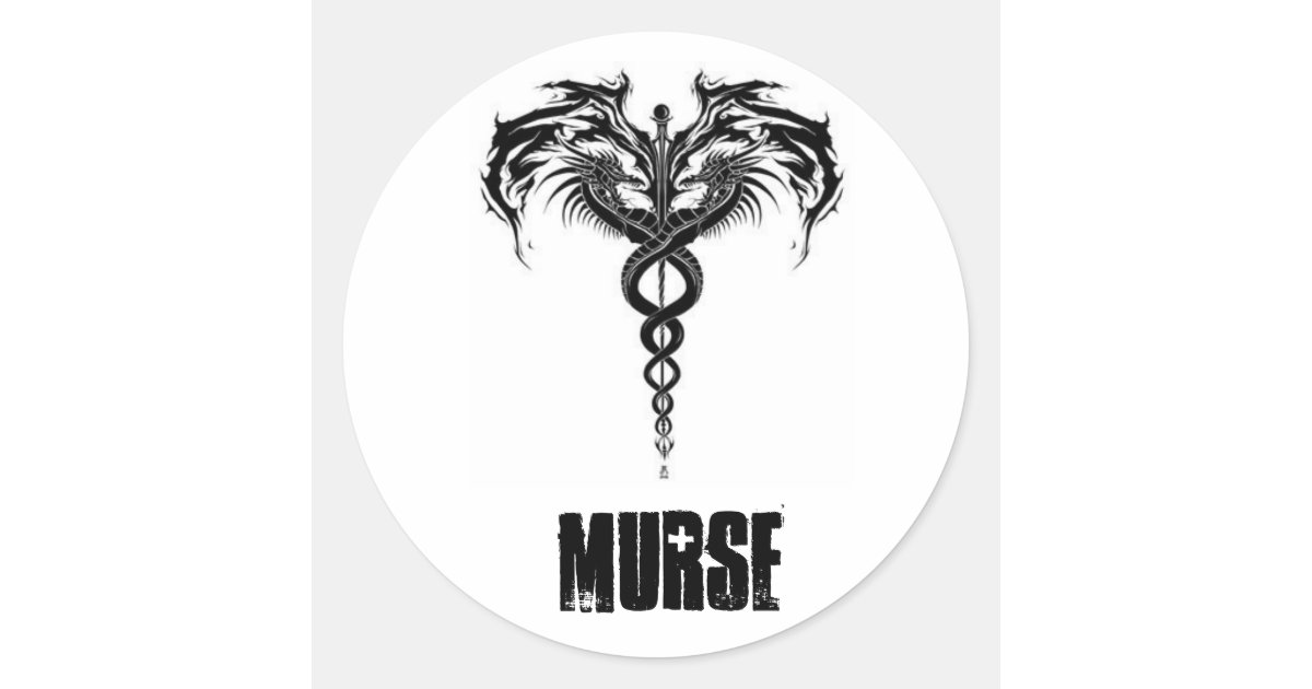 Murse Classic Round Sticker | Zazzle