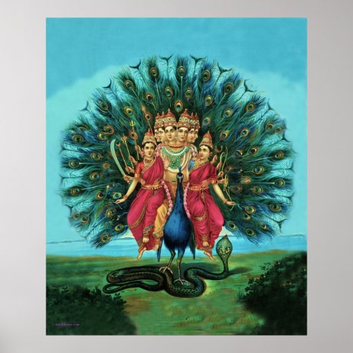 Murugan Hindu God Large Poster | Zazzle