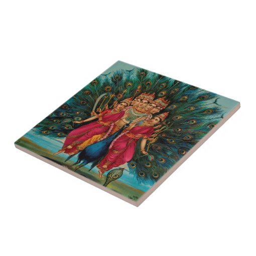 MURUGAN HINDU GOD TILE | Zazzle
