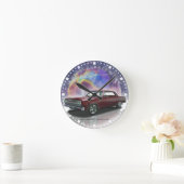 Muscle Car Decorative Wall Clock | Zazzle