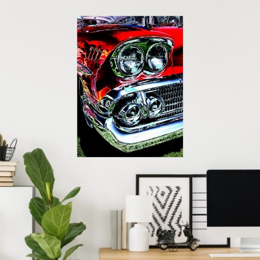 Muscle Car Poster | Zazzle