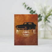 Muscle Car V8 Postcard | Zazzle