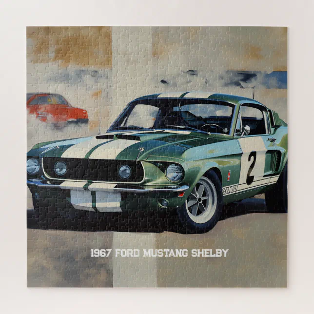 Muscle Cars Are Real - The Mustang Jigsaw Puzzle | Zazzle