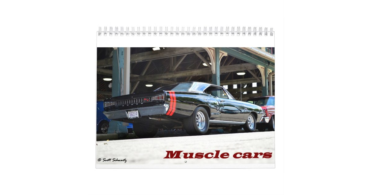 Muscle Cars Calendar | Zazzle