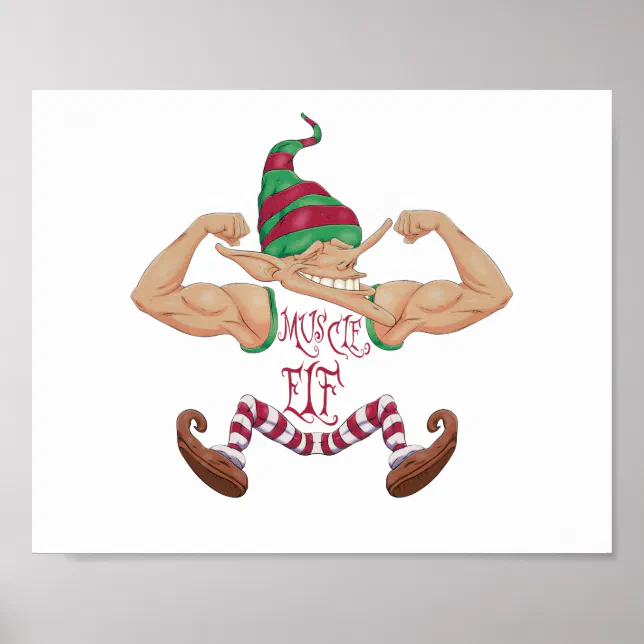 Muscle Elf Poster | Zazzle