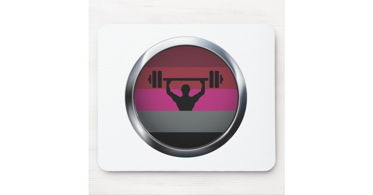 MUSCLE PRIDE MEDALLION MOUSE PAD | Zazzle