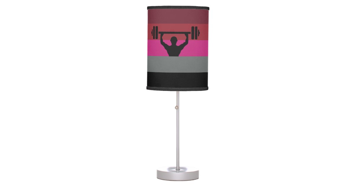 MUSCLE PRIDE TABLE LAMP | Zazzle