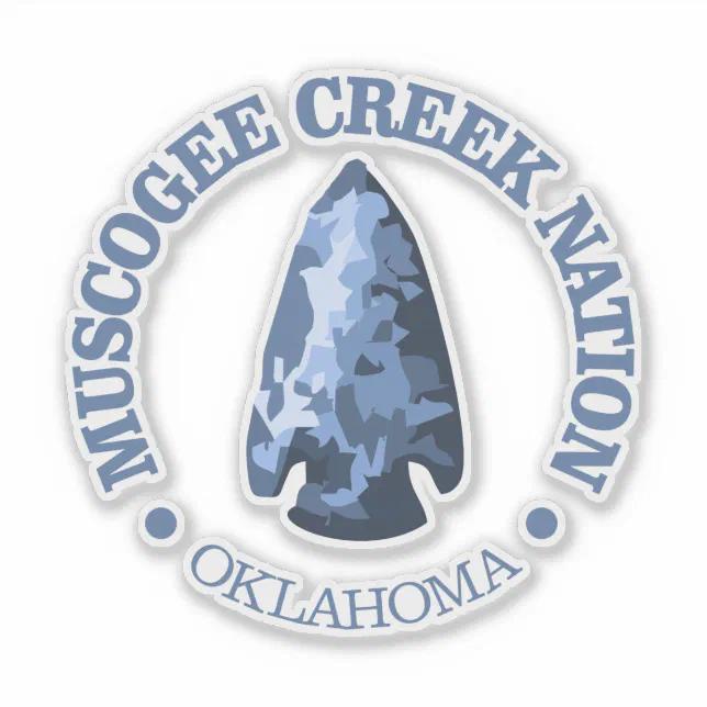 Muscogee Creek Nation (arrowhead) Sticker | Zazzle