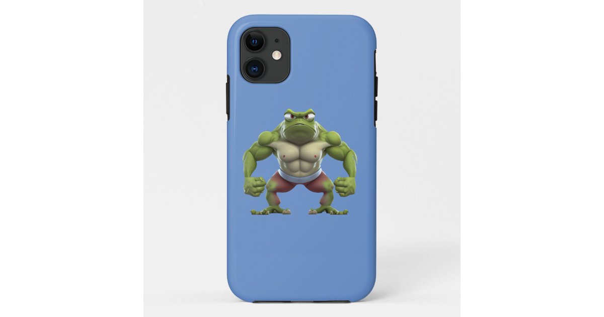 Muscular Frog, Strong Muscular Bodybuilding Frog Case-Mate iPhone Case ...