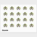 Muscular Frog, Strong Muscular Bodybuilding Frog Classic Round Sticker ...