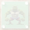 Muscular Frog, Strong Muscular Bodybuilding Frog Glass Coaster | Zazzle