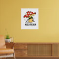 Mush-vroom Funny Fast Mushroom Pun Poster | Zazzle
