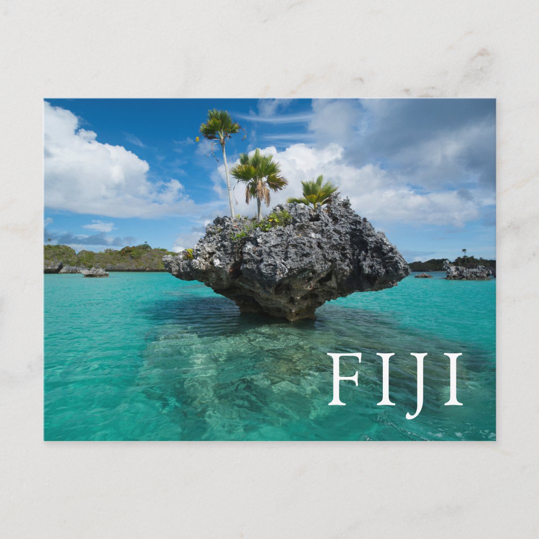 Mushroom Islets In Fiji Postcard | Zazzle