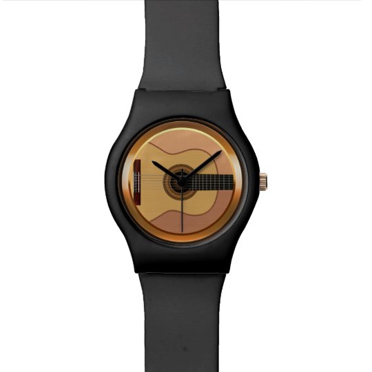 Music Acoustic Guitar Watch | Zazzle.com