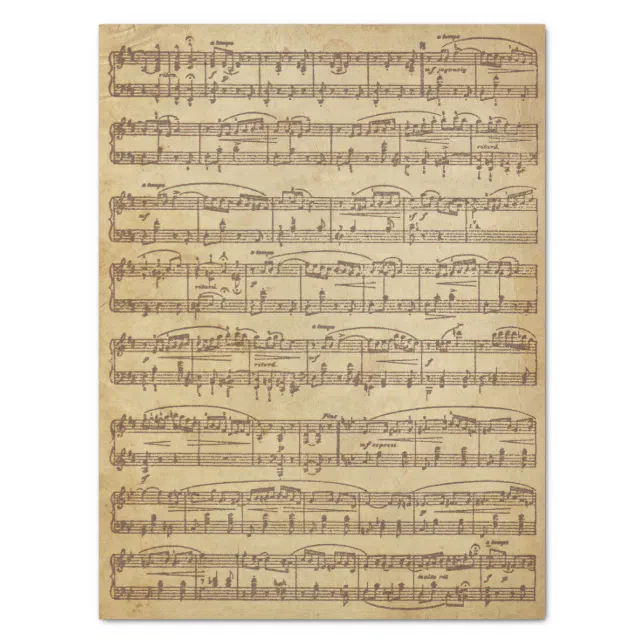 Music and Song Tissue Paper | Zazzle