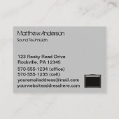 Music Audio Sound Technician Amplifier Custom Business Card | Zazzle
