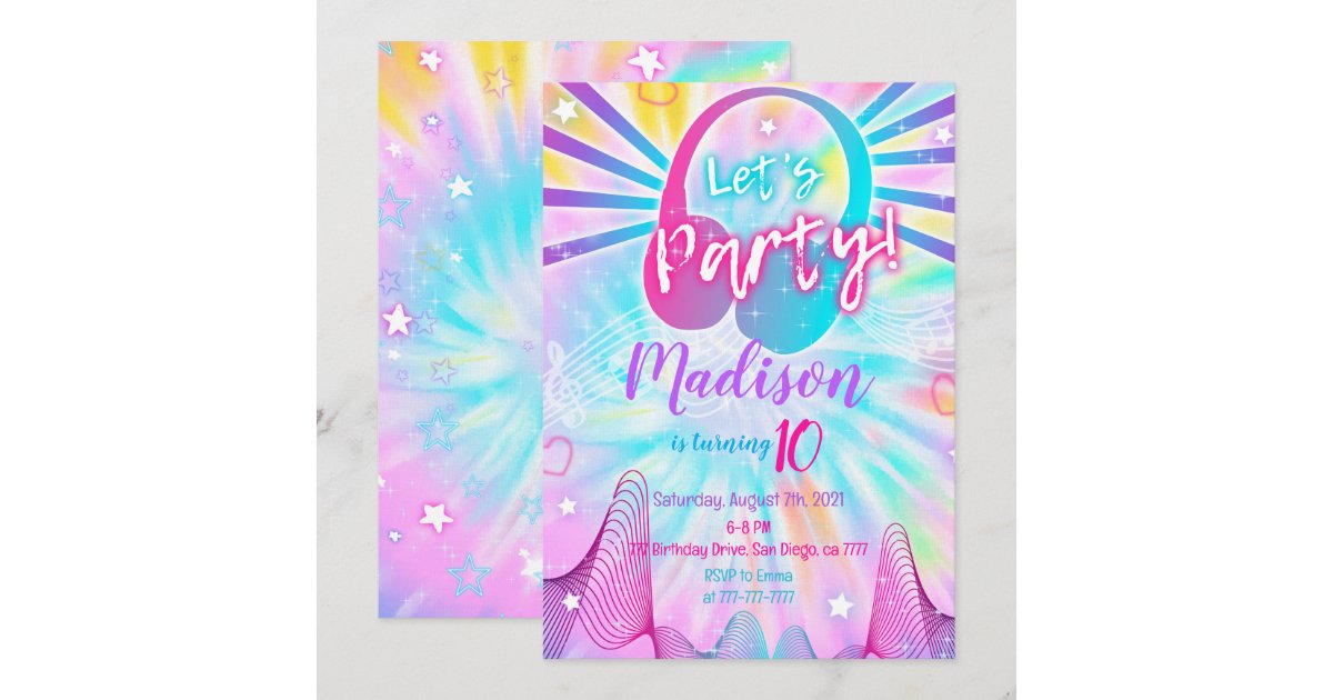 Music Birthday Invitation | Zazzle