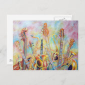 Music Bouquet Postcard | Zazzle