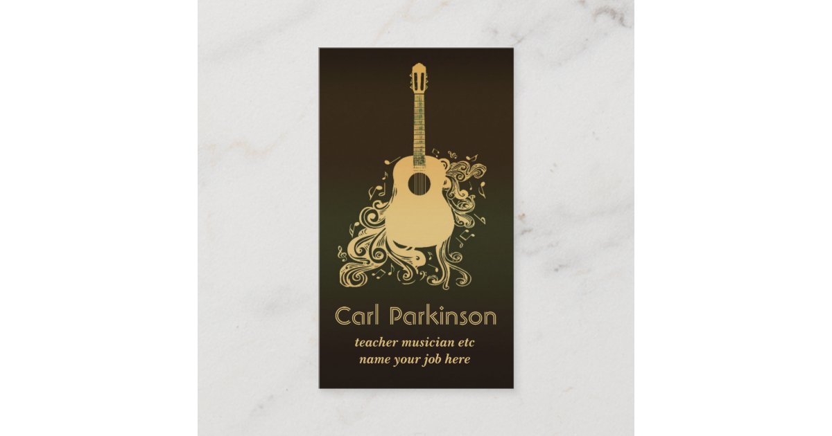 music business card | Zazzle