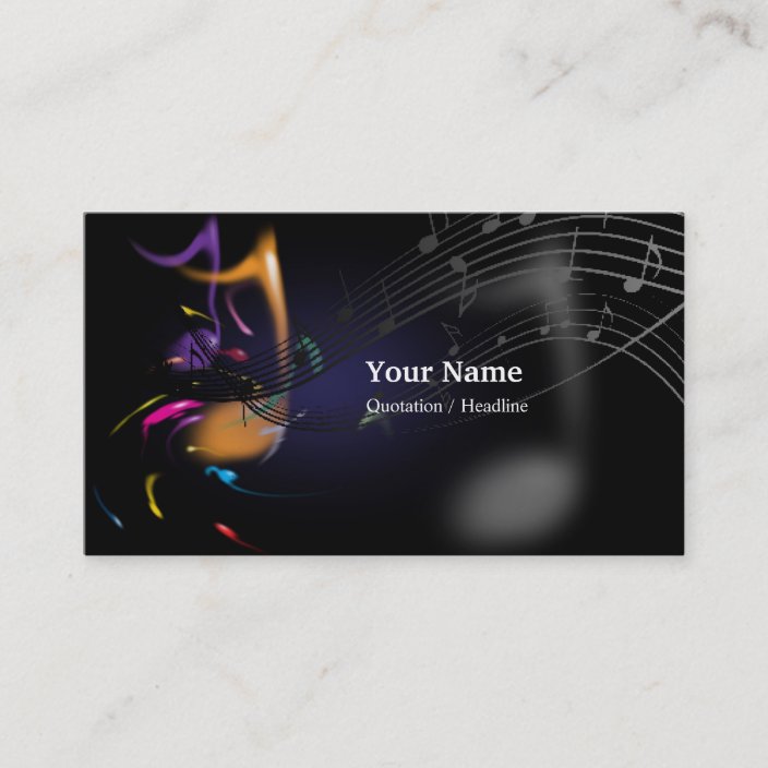 Music Business Card | Zazzle.com