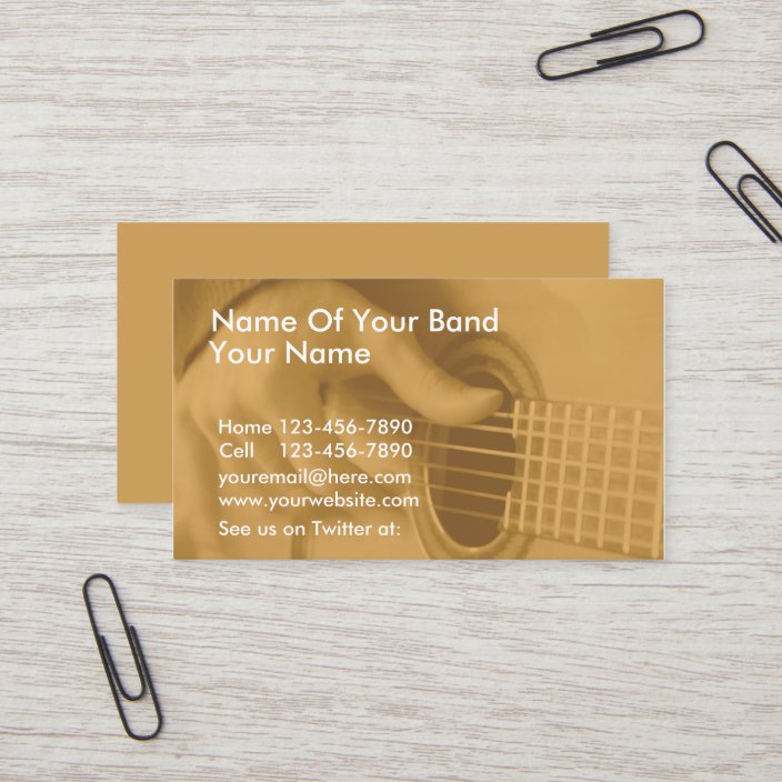 Music Business Cards | Zazzle.com