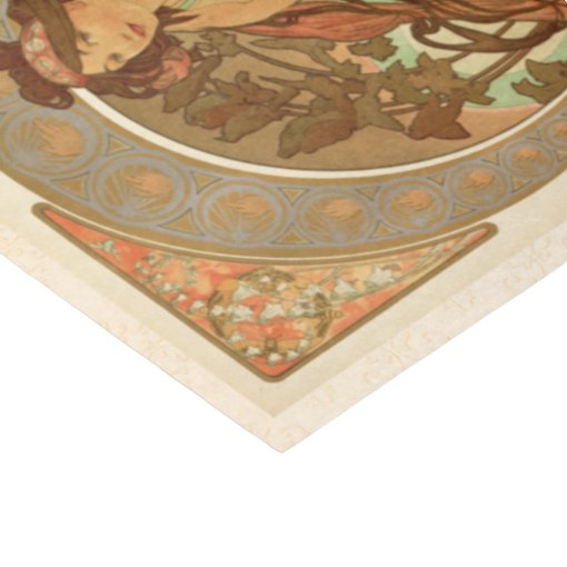 Music by Alphonse Mucha, Decoupage Tissue Paper | Zazzle