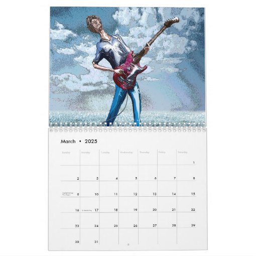 Music Calendar | Zazzle