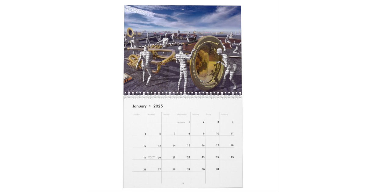 Music Calendar | Zazzle